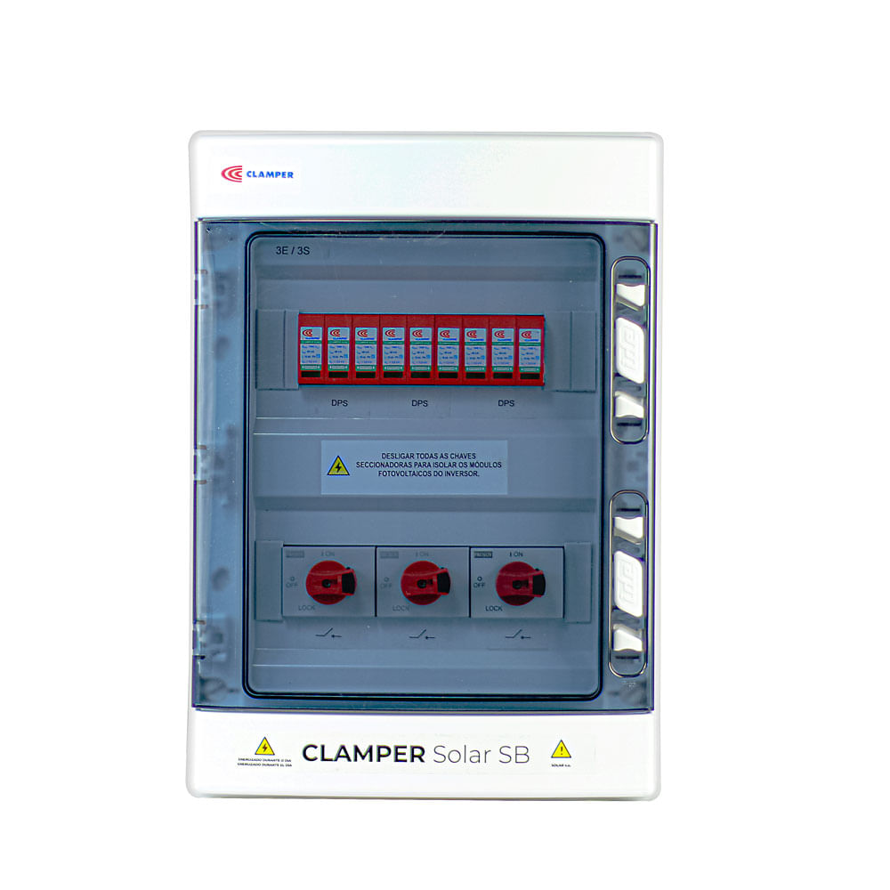 CLAMPER Solar String Box - 3 E / 3 S - 18kA - CLAMPER