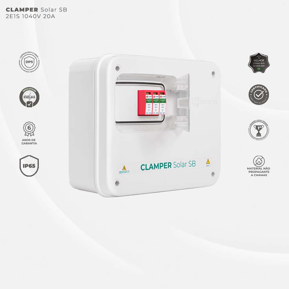 CLAMPER Solar String Box 1040V 20A 2E/1S - CLAMPER