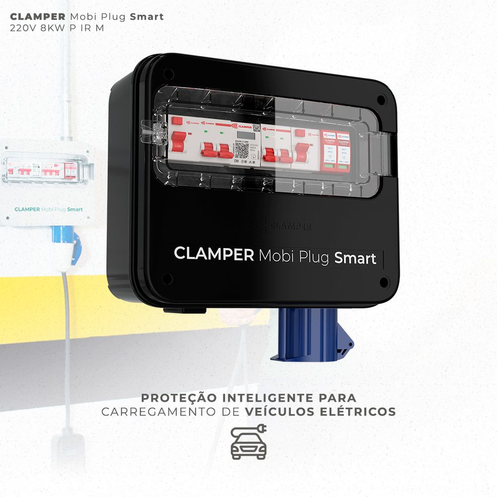 CLAMPER Mobi Plug Smart 220V 8KW P IR M - CLAMPER