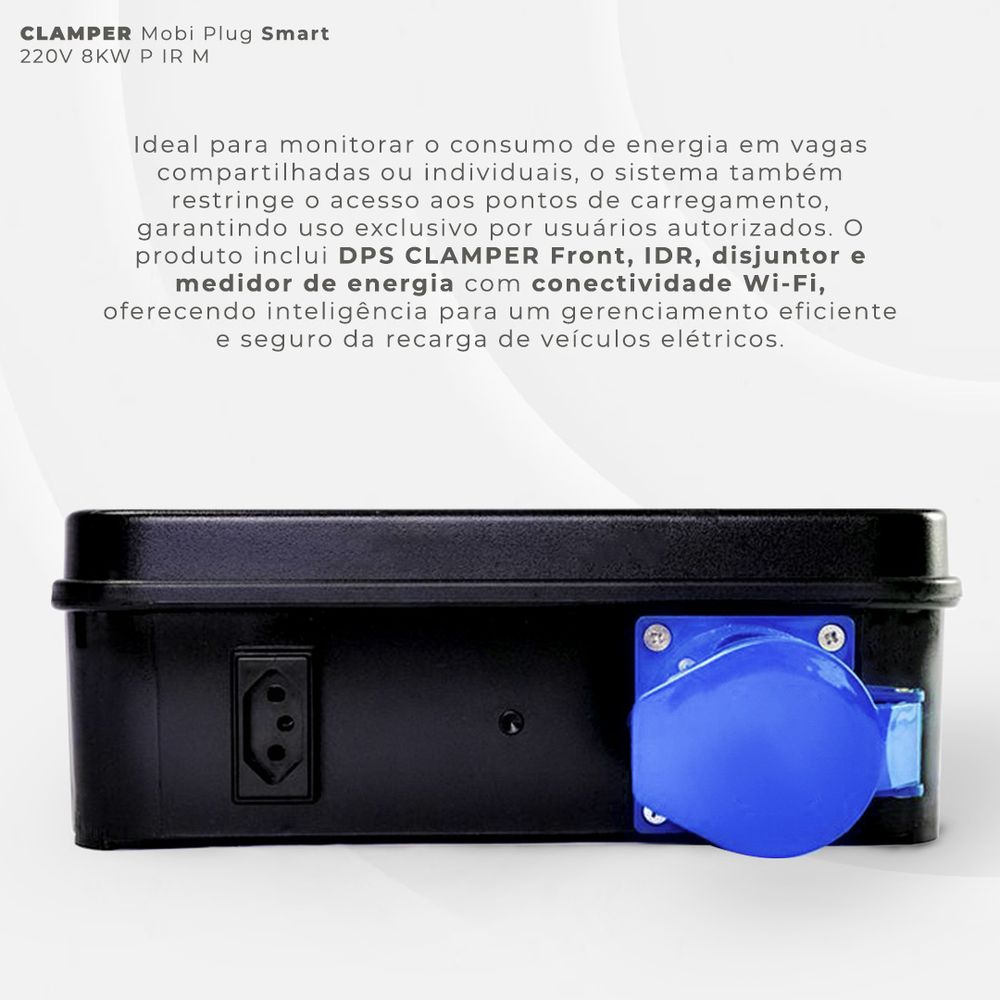 CLAMPER Mobi Plug Smart 220V 8KW P IR M - CLAMPER