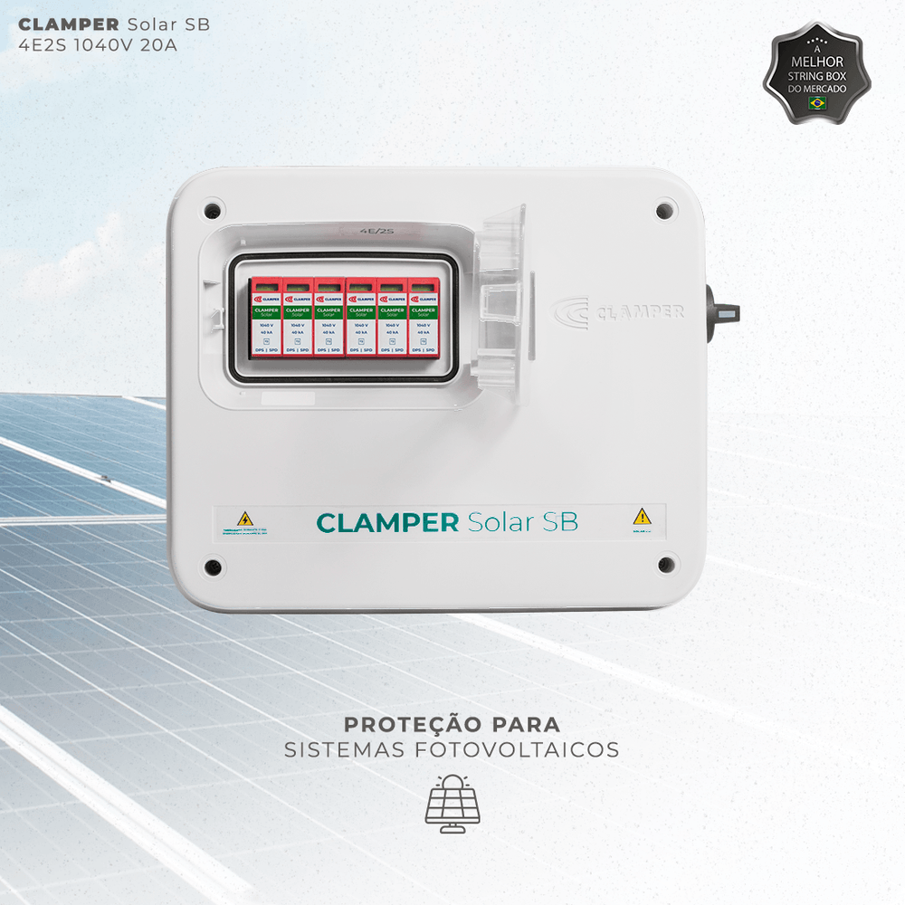 CLAMPER Solar String Box 1000V 20A 4E/2S - CLAMPER
