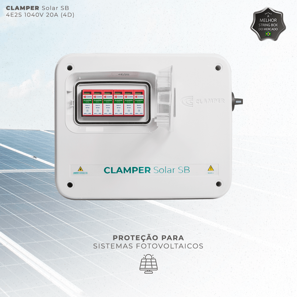 CLAMPER Solar String Box 1000V 20A 4D 4E/2S - CLAMPER