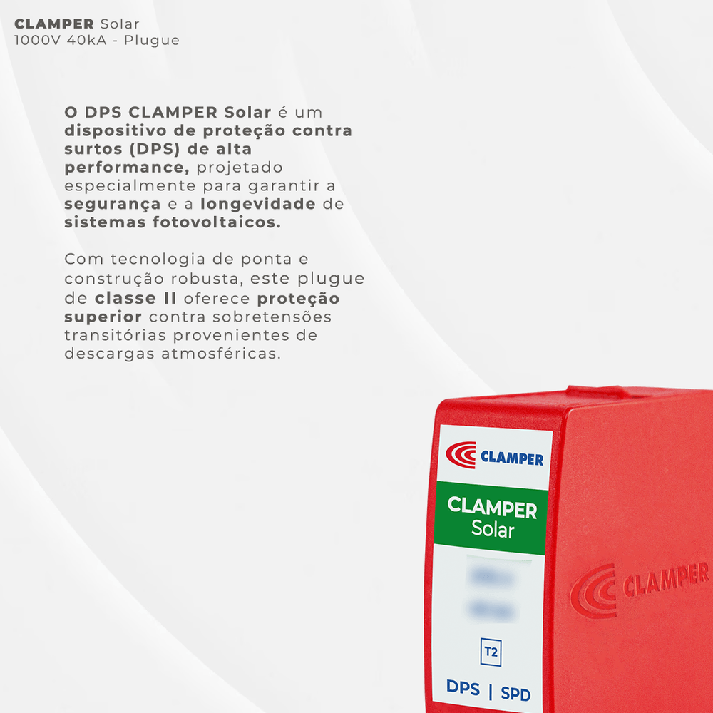 DPS CLAMPER Solar Plugue - CLAMPER