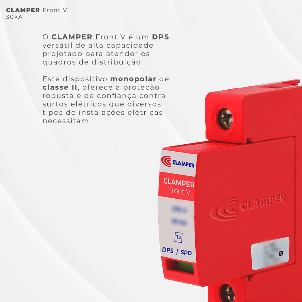 DPS CLAMPER FRONT V 30kA - CLAMPER