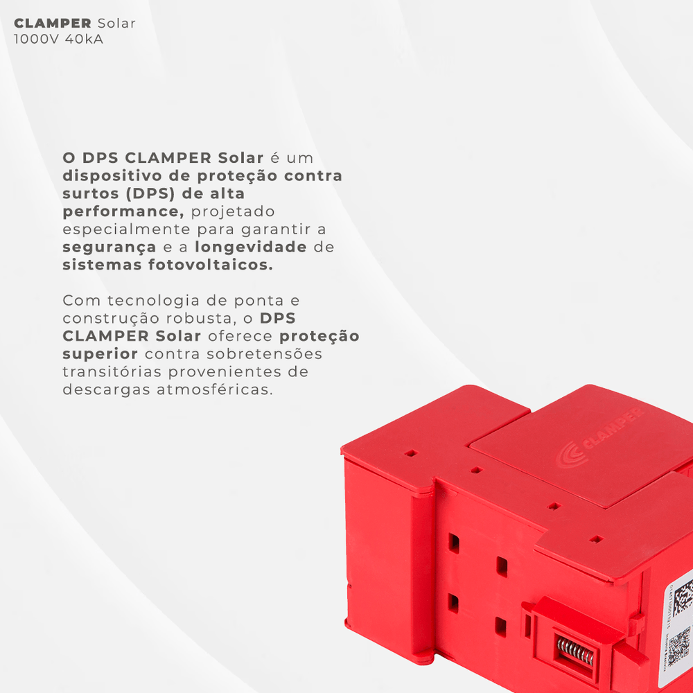 DPS CLAMPER Solar 1000V 40kA - CLAMPER